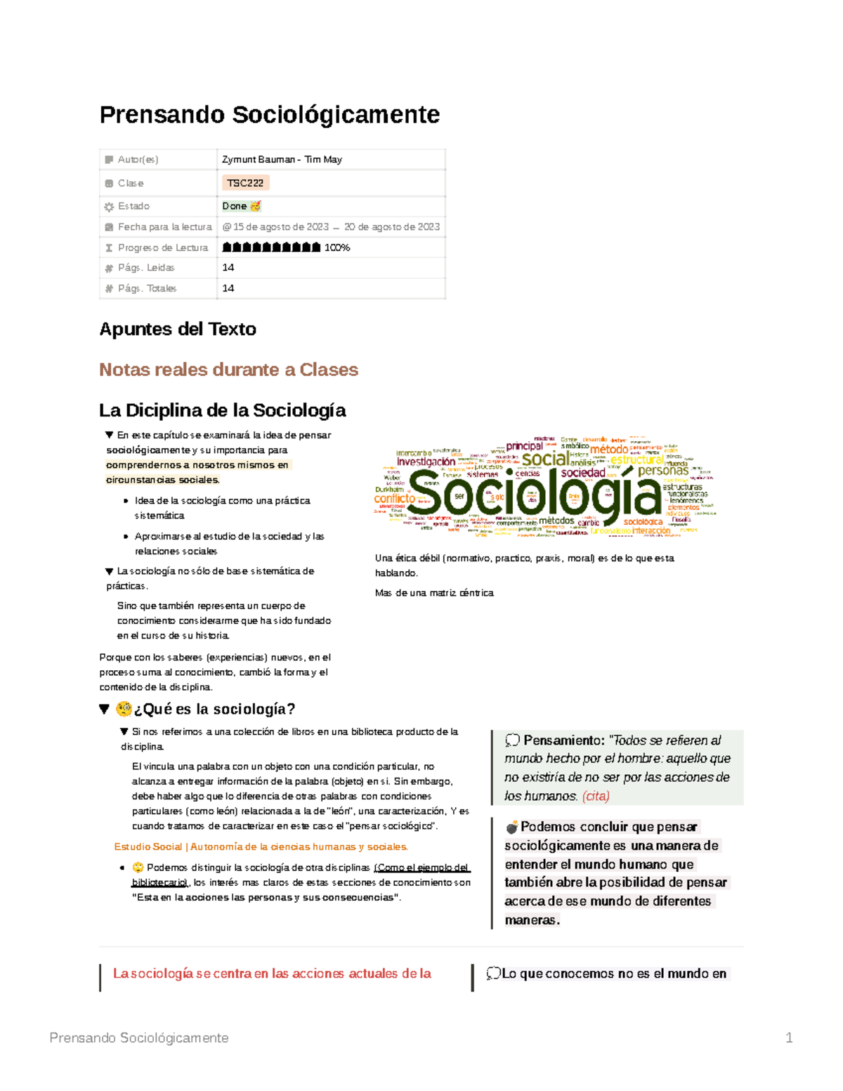 Pensando Sociologicamente - bauman y may - intro - Prensando ...
