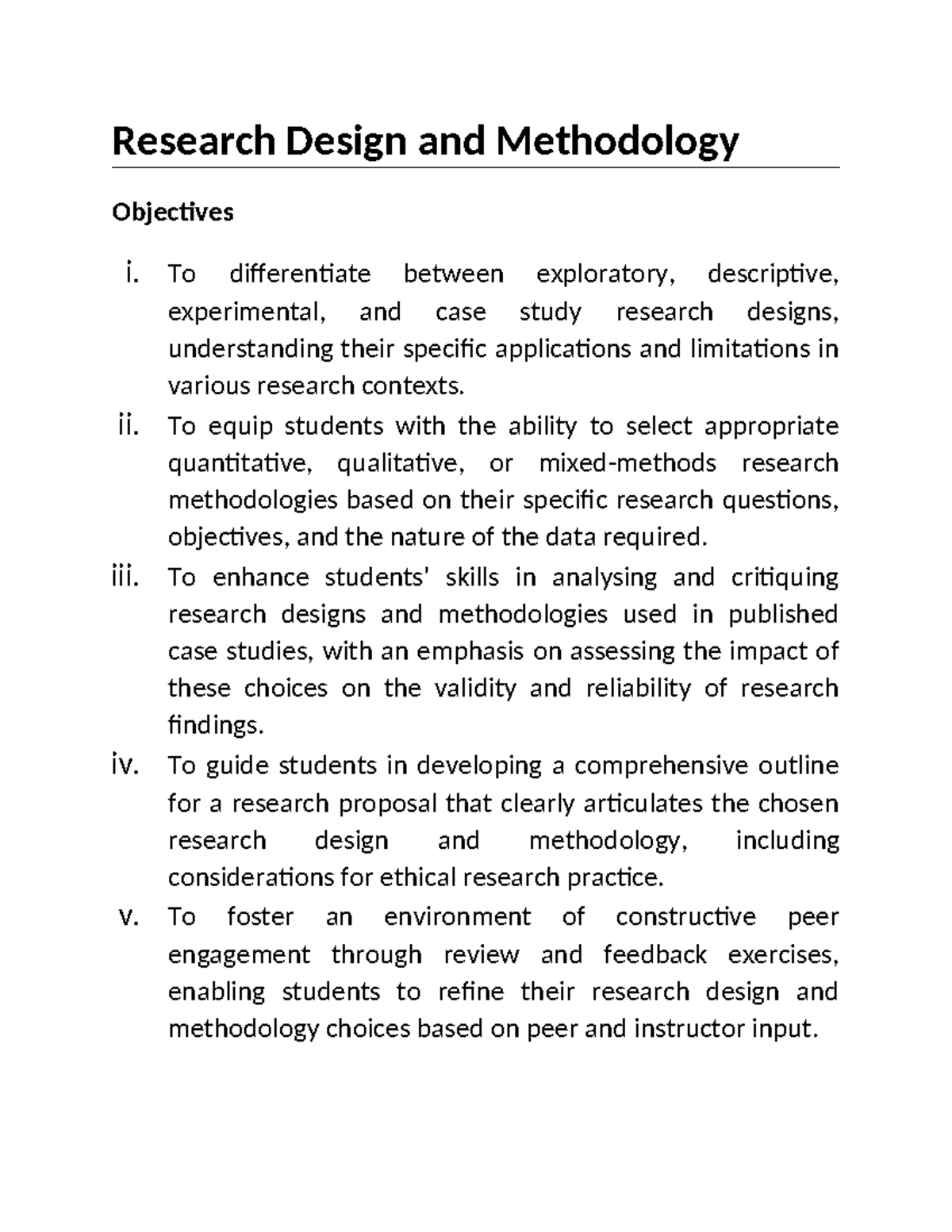 Week 8 Research Design and Methodology - Research Design and ...