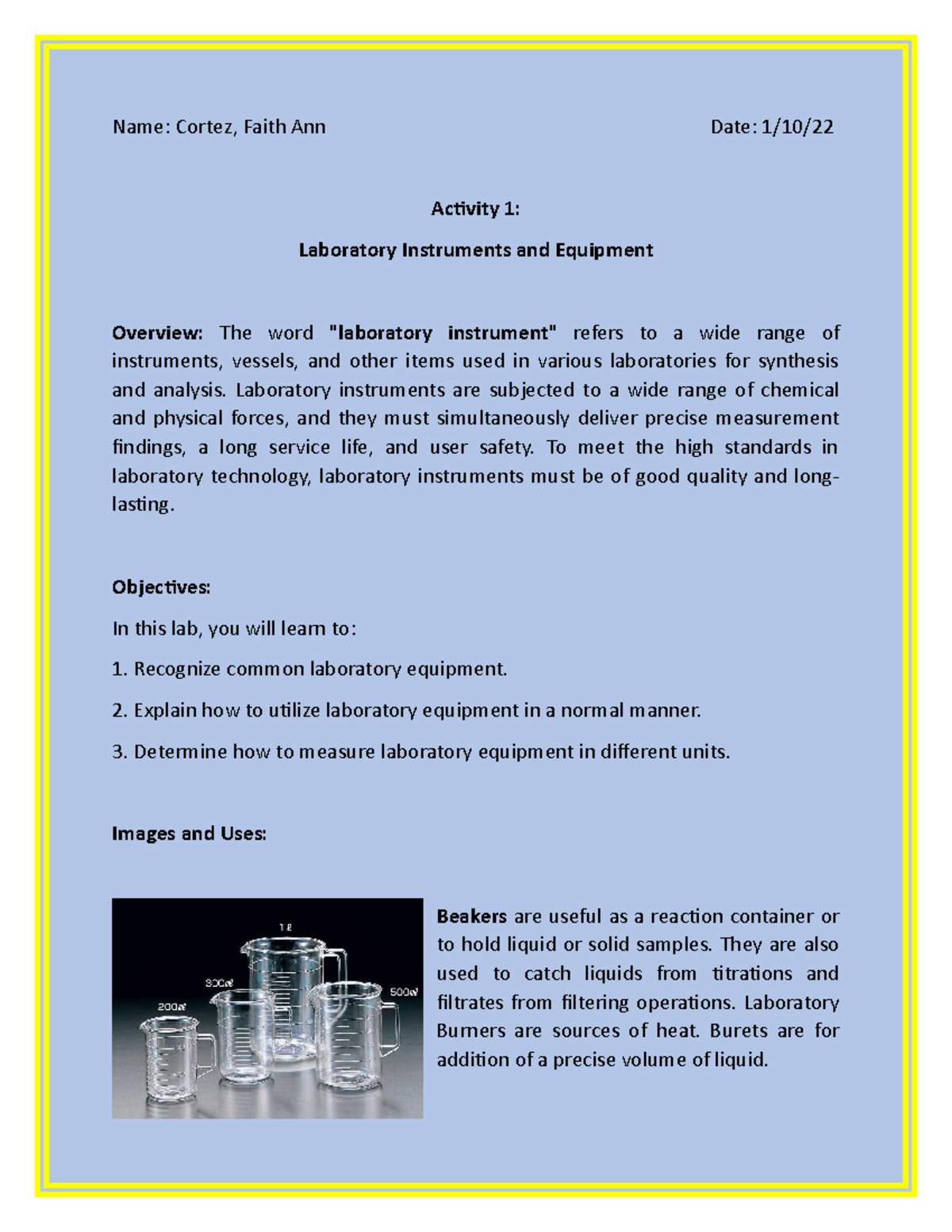 Anachem ACT 1 - Laboratory Instrument and Equipment - Name: Cortez ...