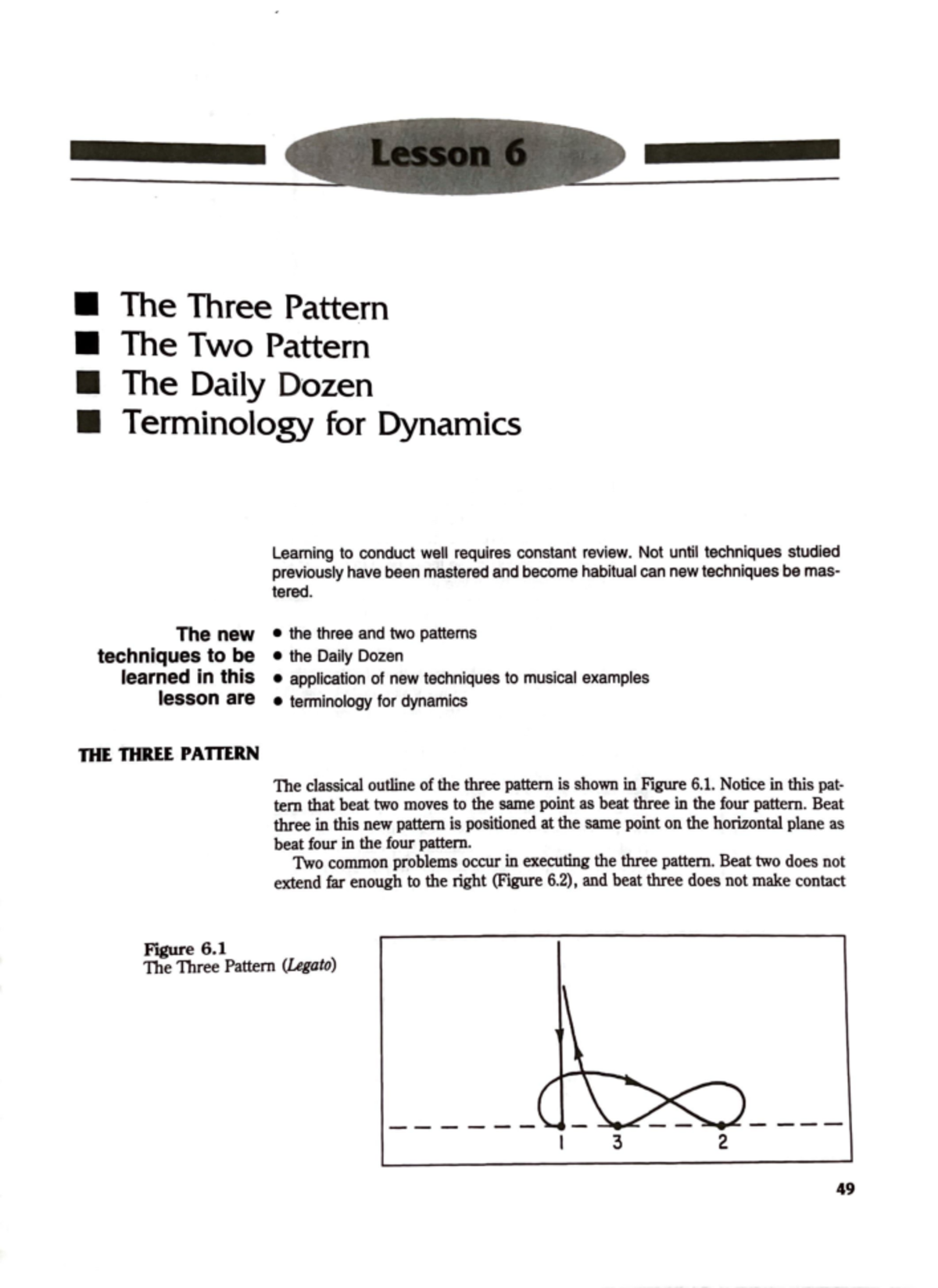Choral Conducting - Lesson 6 - The Three Pattern The Two Pattern The ...