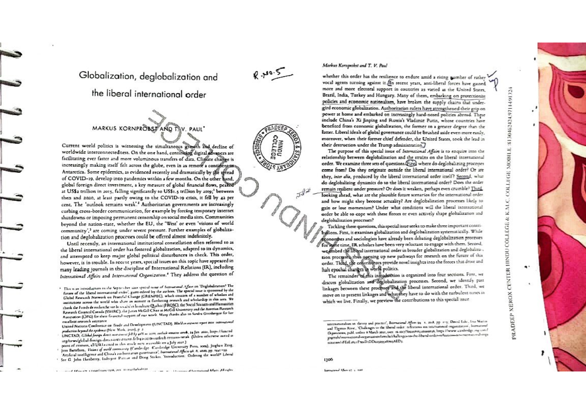 Global politics - Studocu