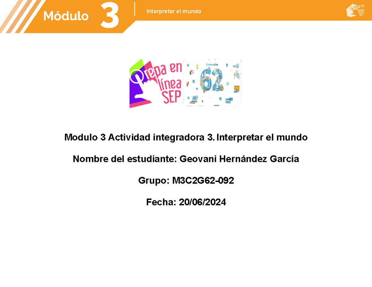 Hernandez Garcia Geovani M3S1AI3 - Modulo 3 Actividad integradora 3 ...