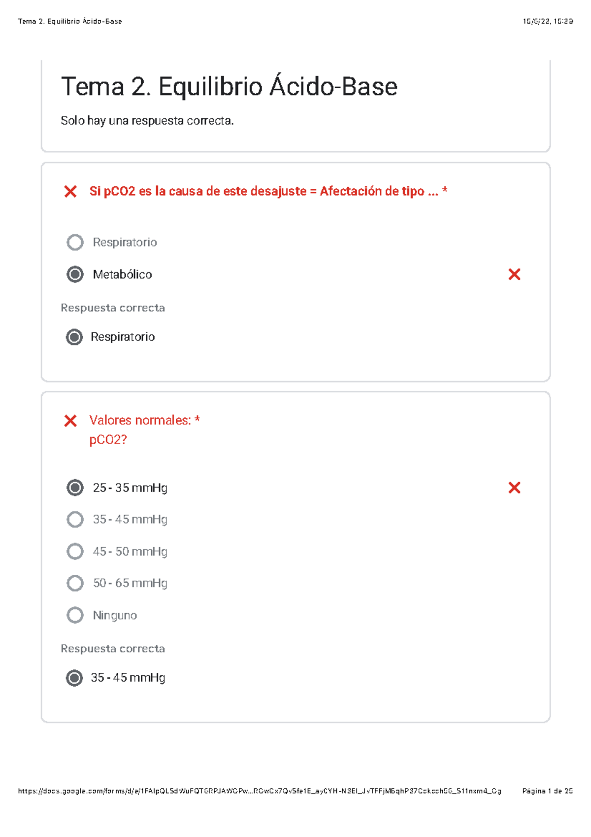 Tema 2. Equilibrio Ácido-Base - - Studocu
