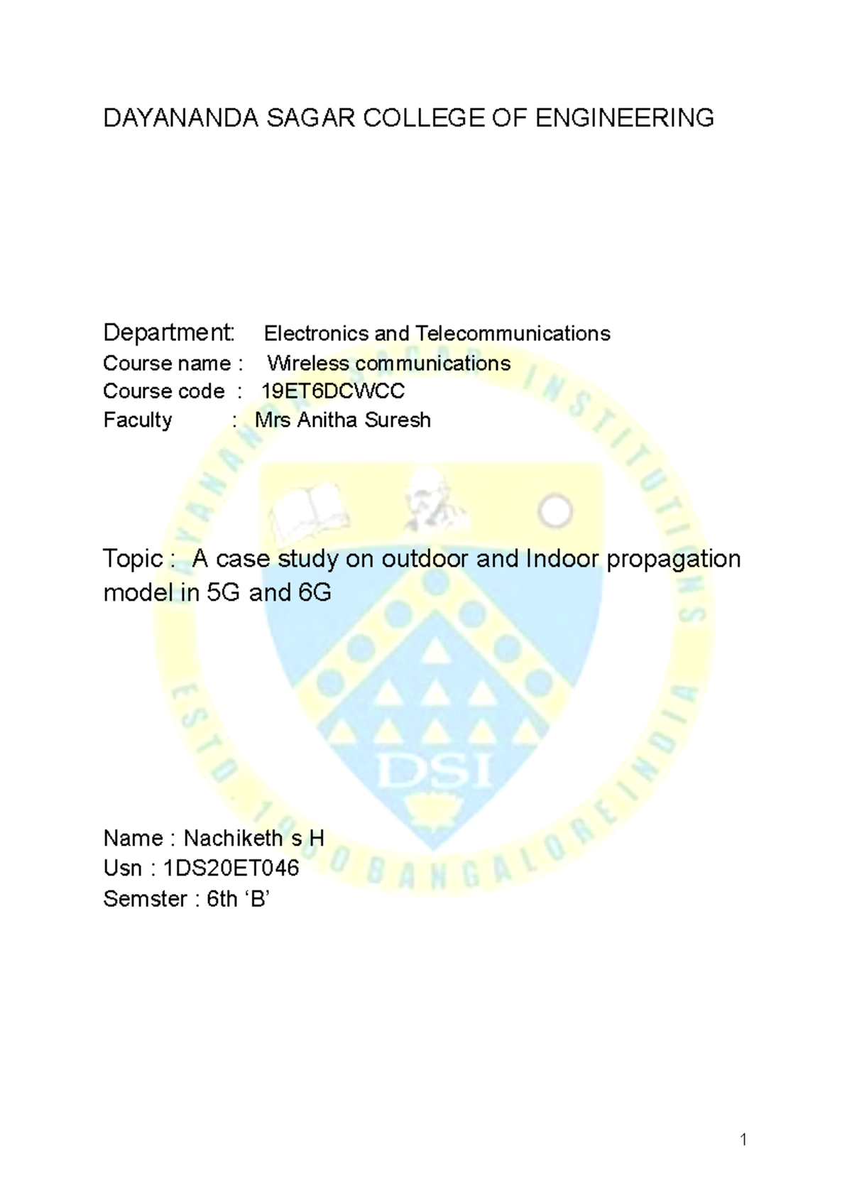 A case study - how to write case studies - DAYANANDA SAGAR COLLEGE OF ...