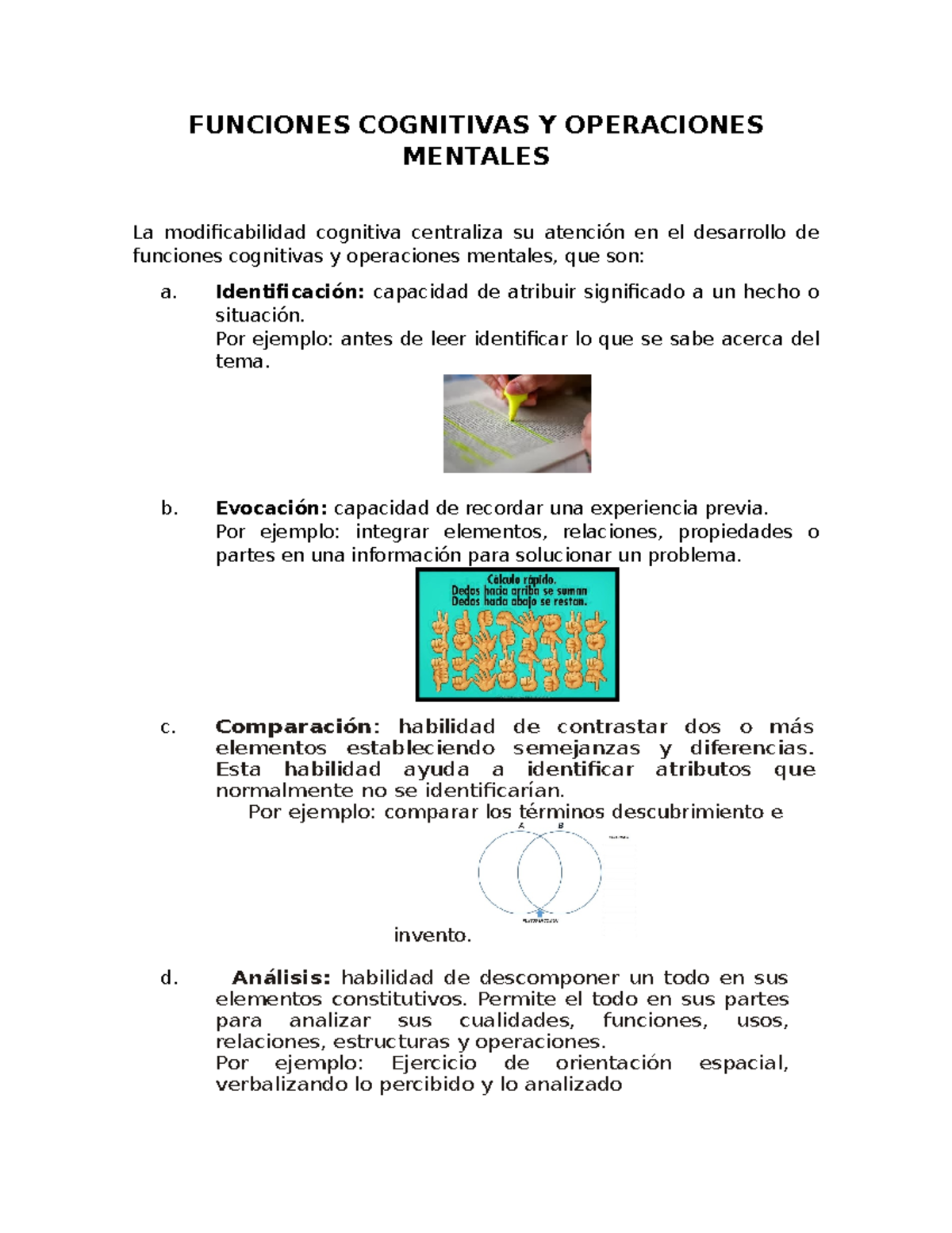 Funciones+cognitivas+y+operaciones+mentaes - FUNCIONES COGNITIVAS Y ...