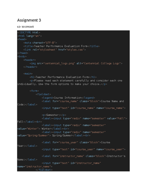 COMP 213 1 - COMP_2131 - Course Outline Chairperson/Dean Students are ...