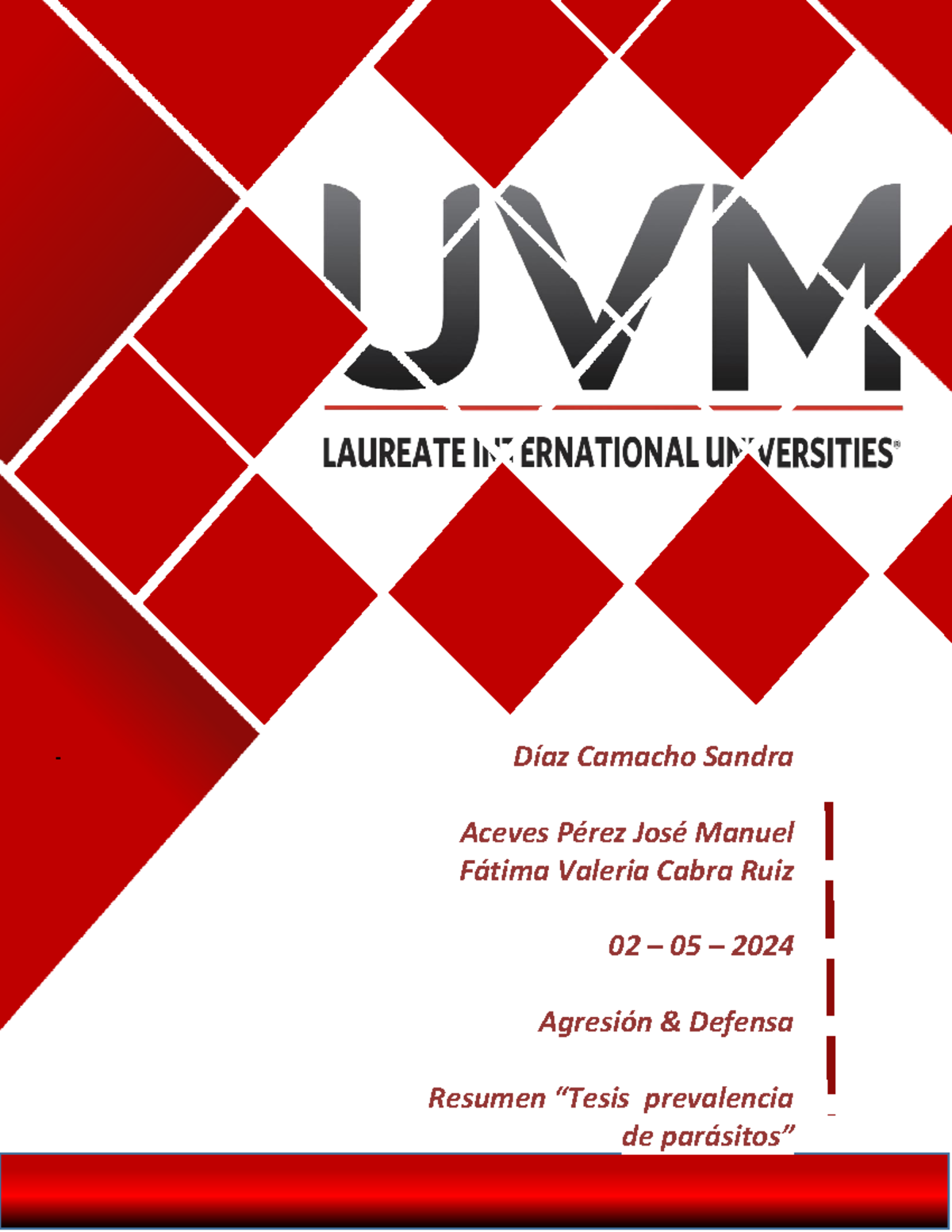 Tesis prevalencia de parasitos resumen - Díaz Camacho Sandra Aceves ...