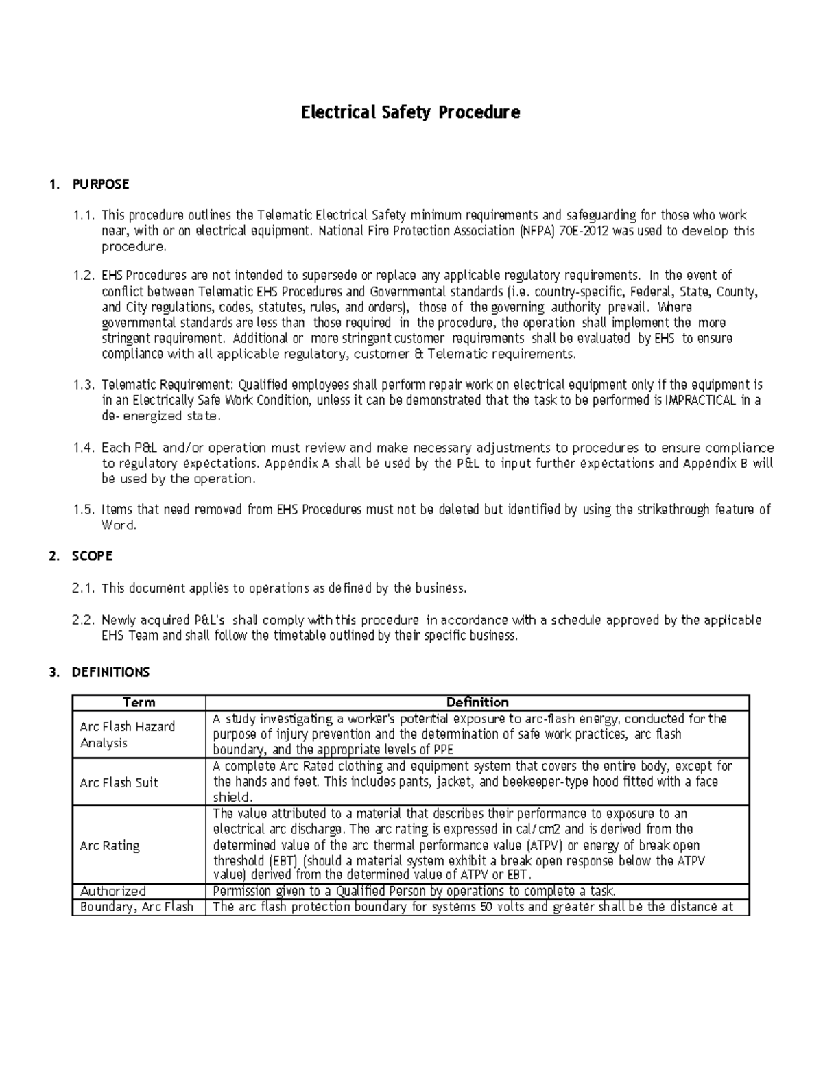 Final EHS13B Electrical Safety English Rev1 - Electrical Safety ...