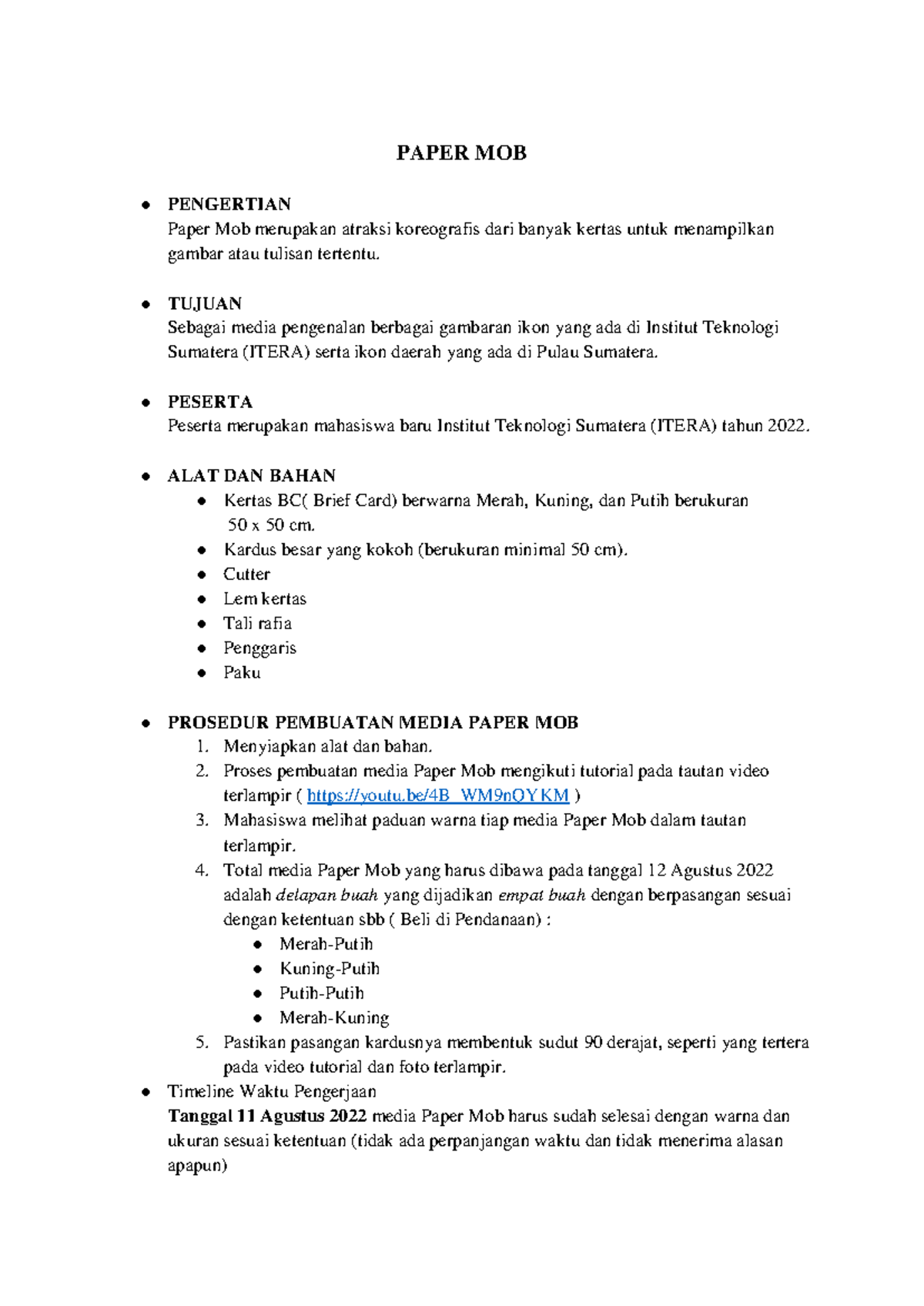 Paper MOB PPLK 2O22 - catatan kecil - PAPER MOB PENGERTIAN Paper Mob ...