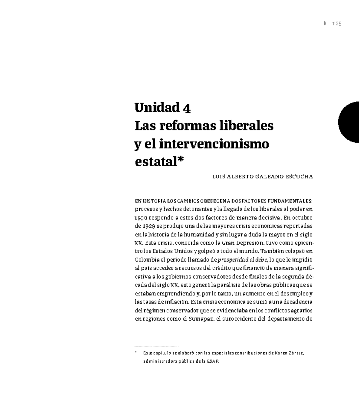 LAS Reformas Liberales Y EL Intervencionismo Estatal - 125 Unidad 4 Las ...