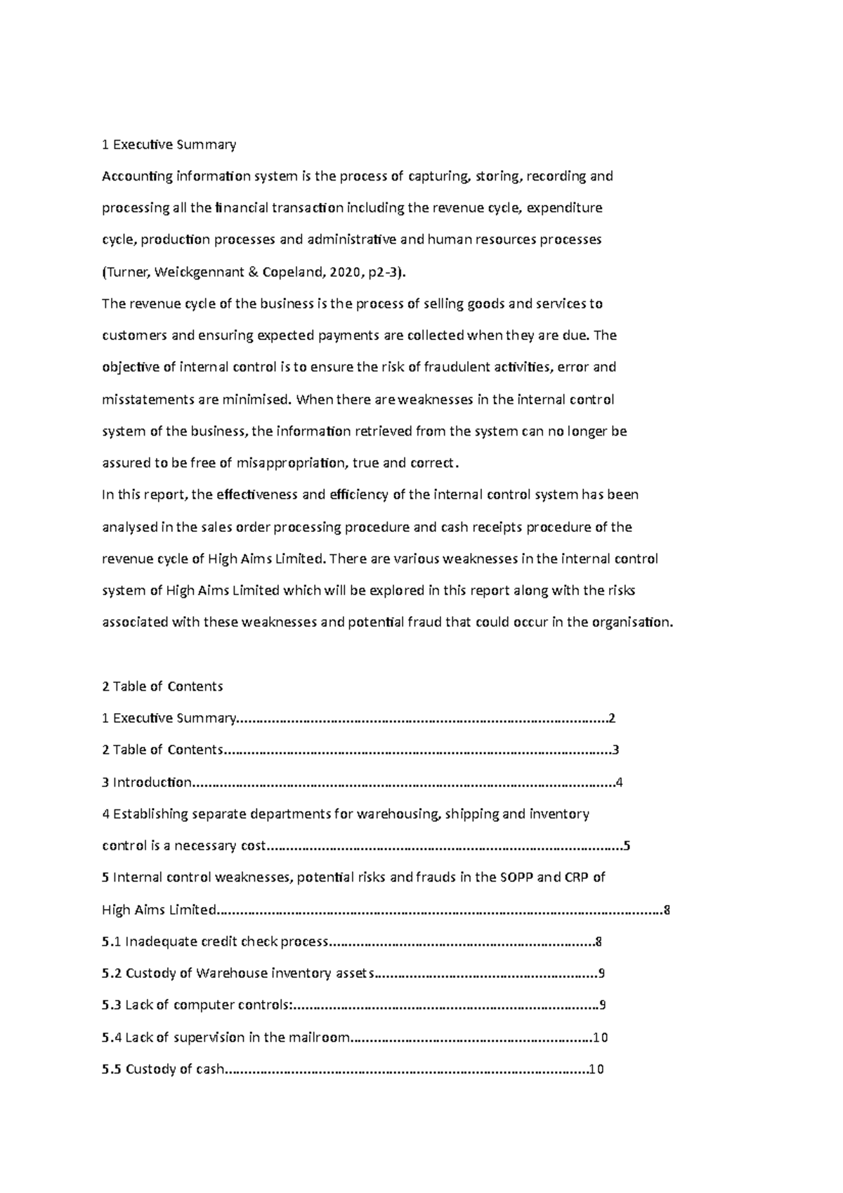 Assignment 2k22 1 Executive Summary Accounting Information System Is assignment-2k22-1-executive-summary-accounting-information-system-is