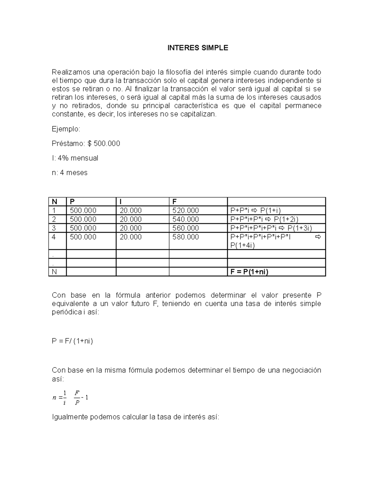 1. Definicion Interes Simple - Ingeniería Económica - Uniatlántico ...