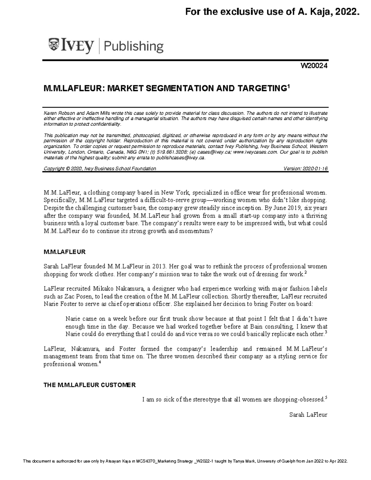 Mm fleur - notes - CIS 1200 - U of G - Studocu