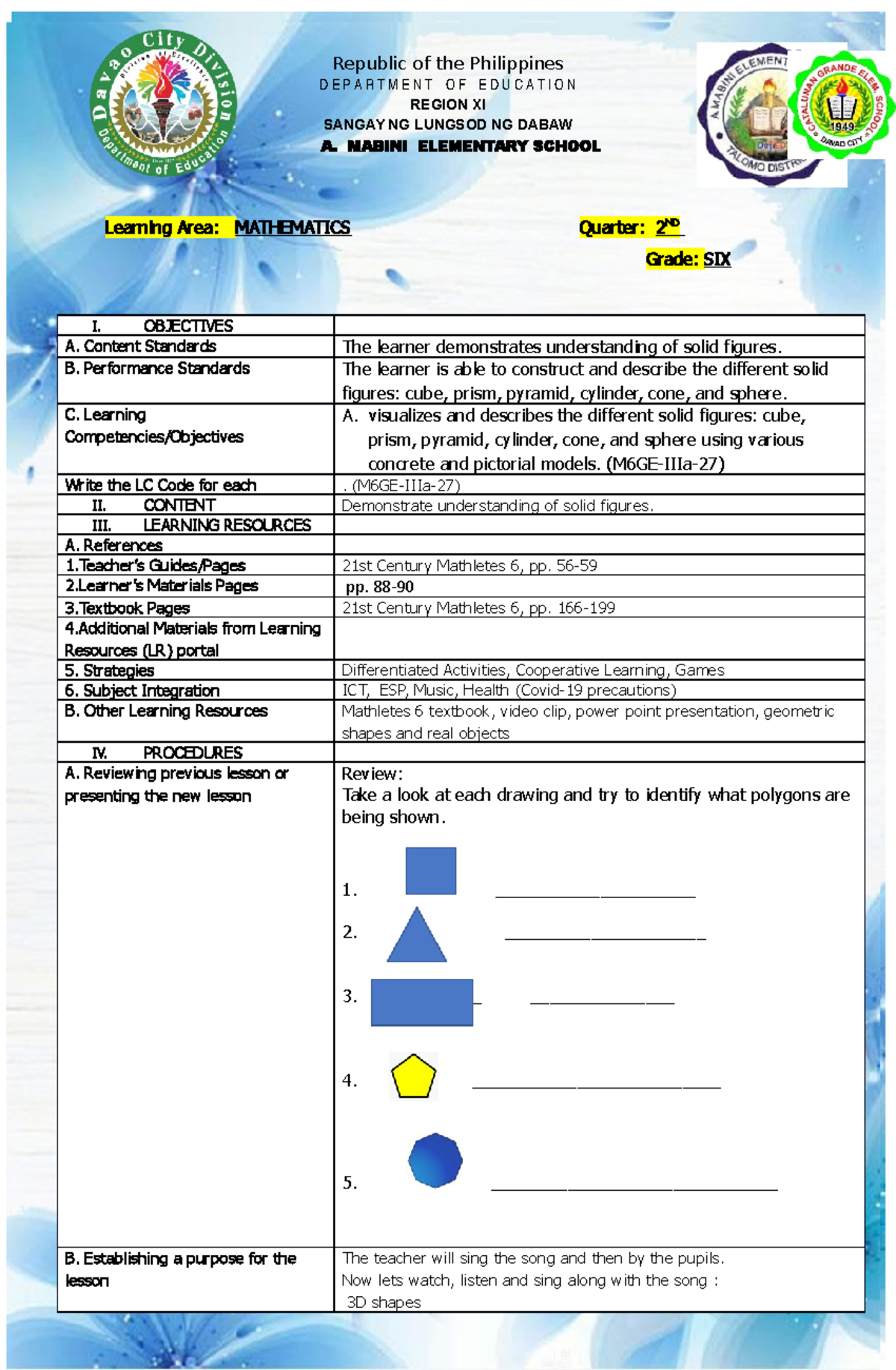 COT-1-MATH dsaldhkasgdfgsduofhweij ihjsdkdhflashkdf - Republic of the ...