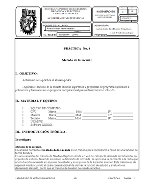 T1 E6 Polinomio de Taylor - Instituto PolitÈcnico Nacional Unidad ...