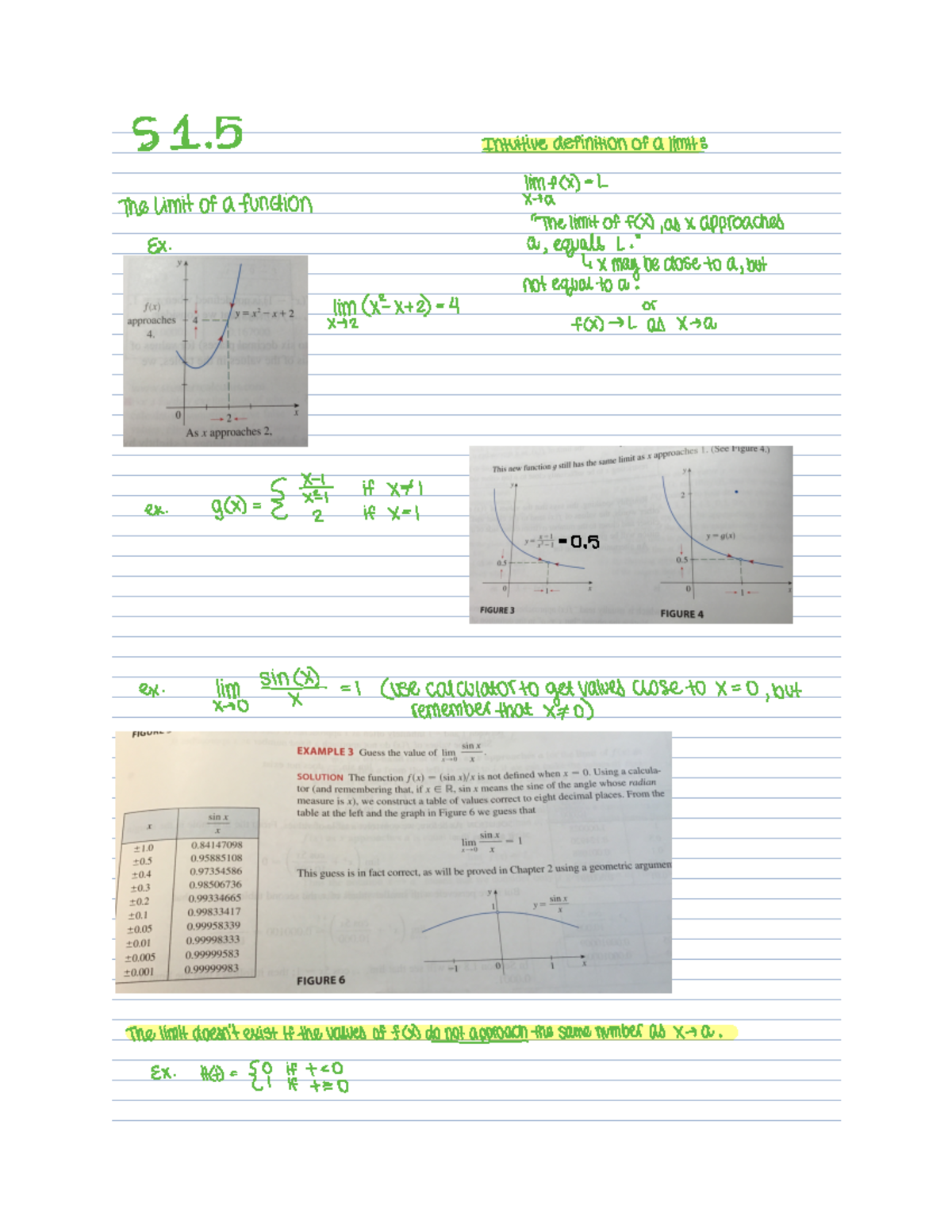 S 1 Calculus Notes - MATH 1206 - Studocu