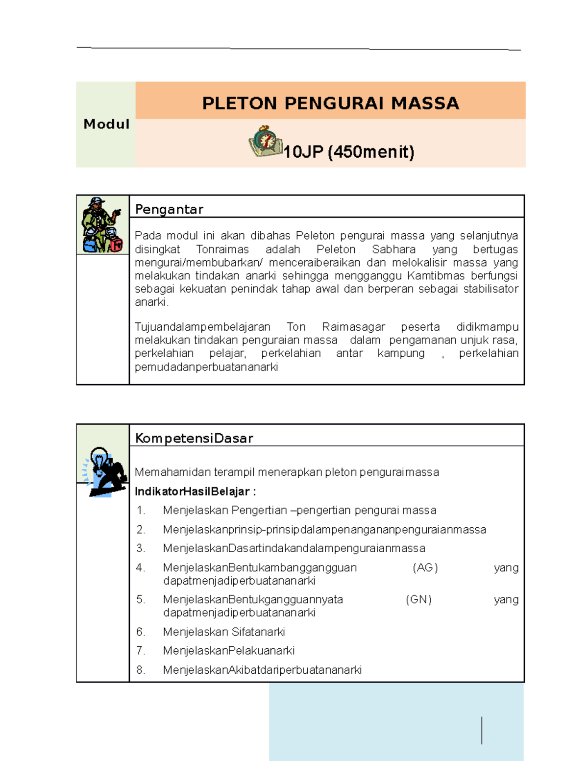 Modul 7 Pleton Pengurai Massa - 130 Modul PLETON PENGURAI MASSA 10 JP ...