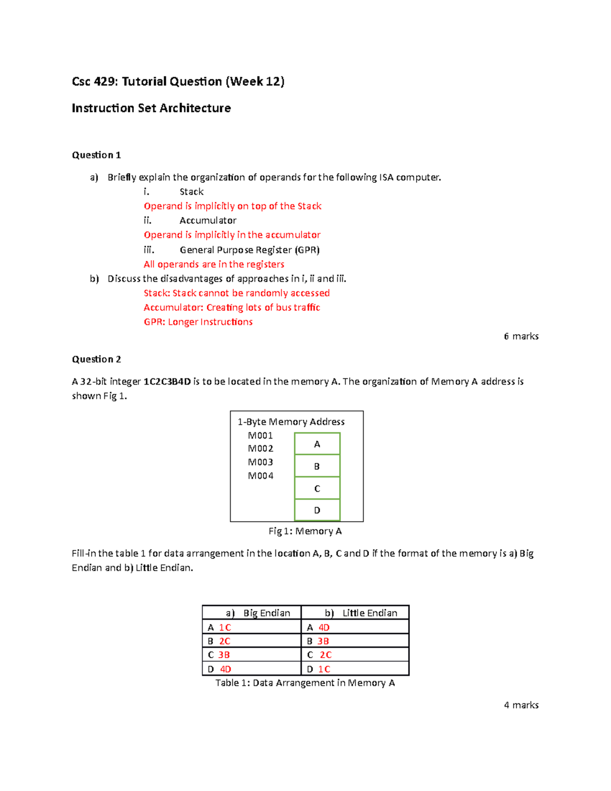 Tutorial Task Week 12 with answer - Csc 429: Tutorial Question (Week 12 ... Tutorial Task Week 12 with answer - Csc 429: Tutorial Question (Week 12 ...