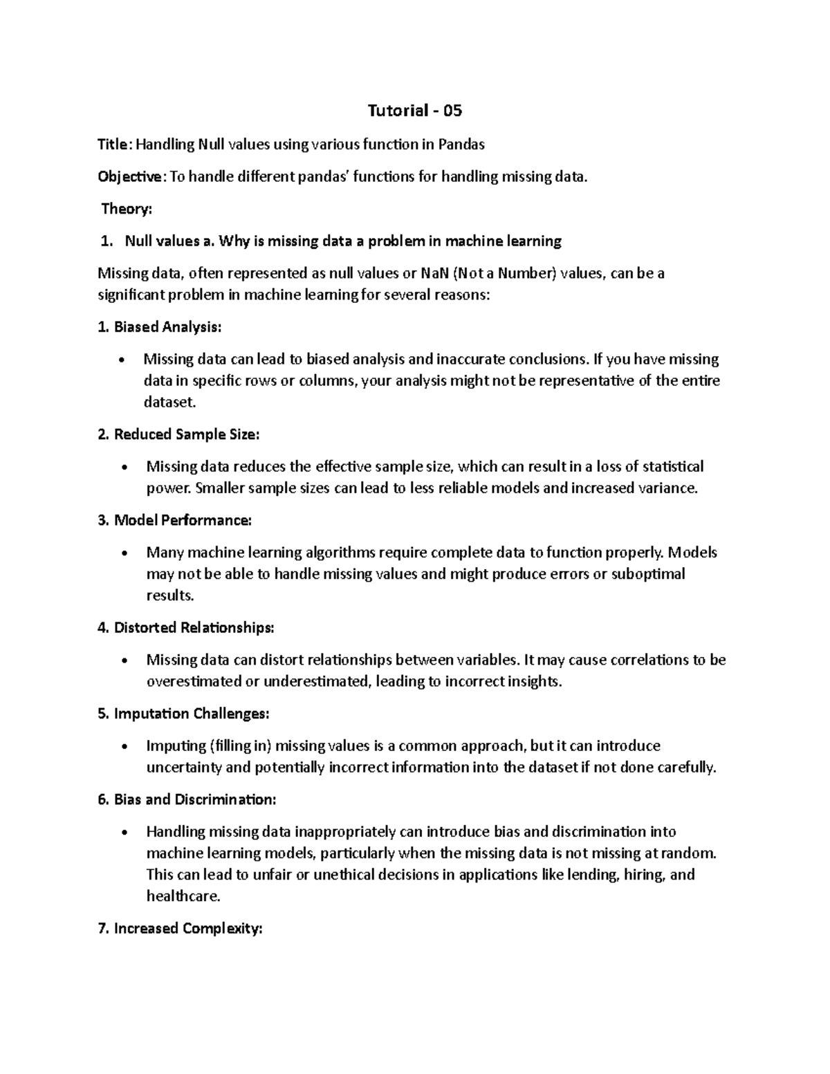 Tut- 05 ml 070102 - Machine learning tutorial - Tutorial - 05 Title ...