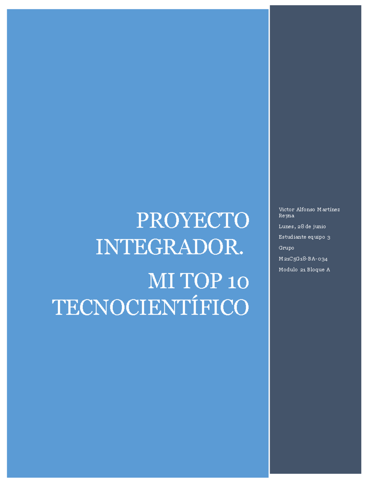 Martinez Reyna Victor Alfonso M21S4PI - PROYECTO INTEGRADOR. MI TOP 10 ...