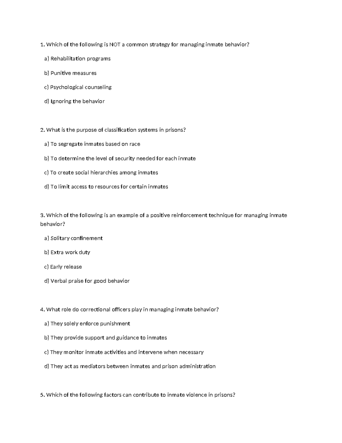 Therapeutic - Which of the following is NOT a common strategy for ...