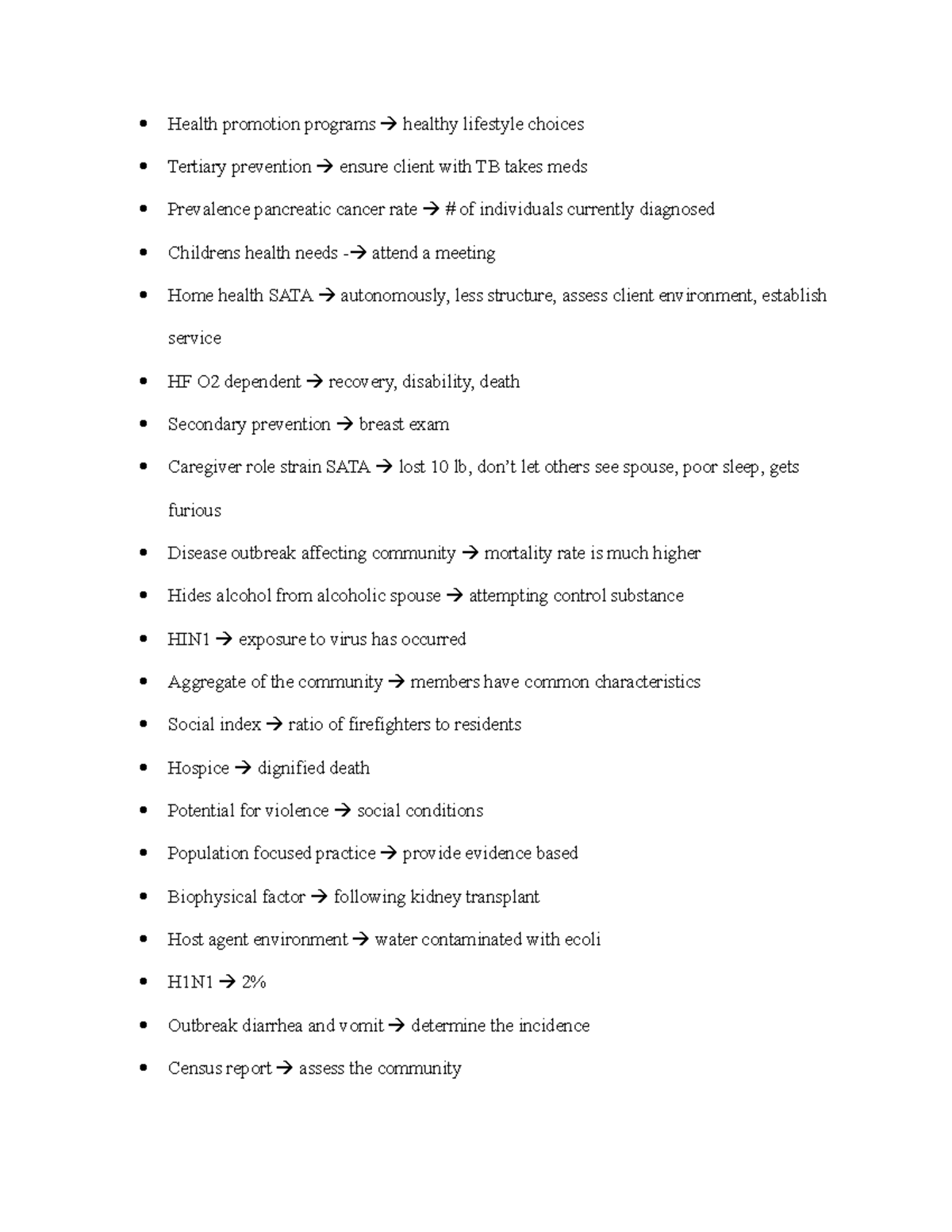 Population Kap community A - Health promotion programs healthy ...