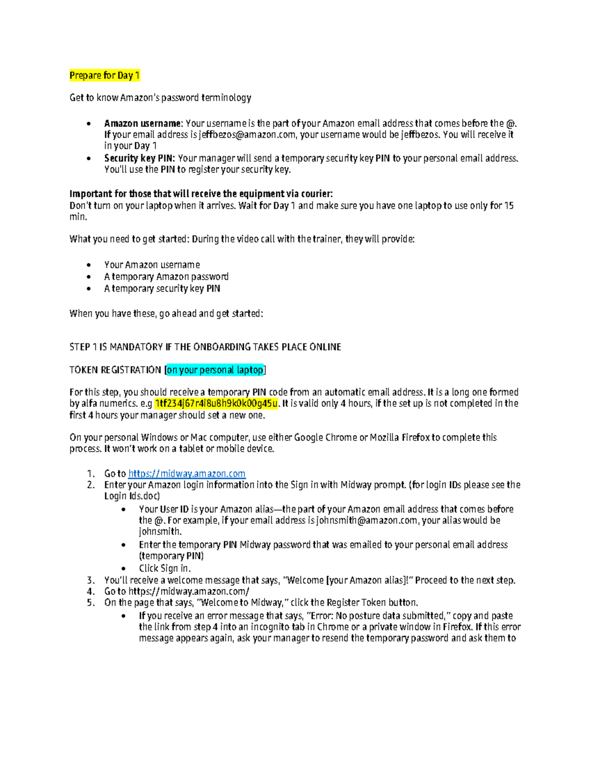 Mini guide to Onboarding 2022 - Prepare for Day 1 Get to know Amazon's ...