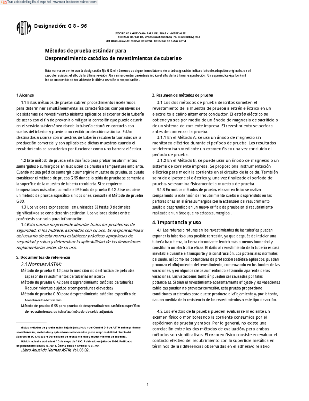Astm-g8-96 compress - astm - Designación: G 8 – 96 SOCIEDAD AMERICANA ...