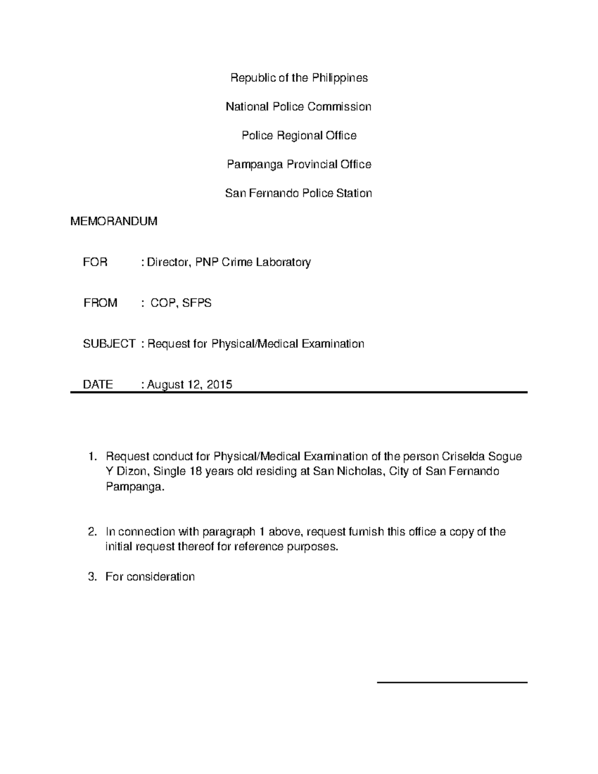 Case-folder-guide - A case forlder contains the paperworks of a crime ...
