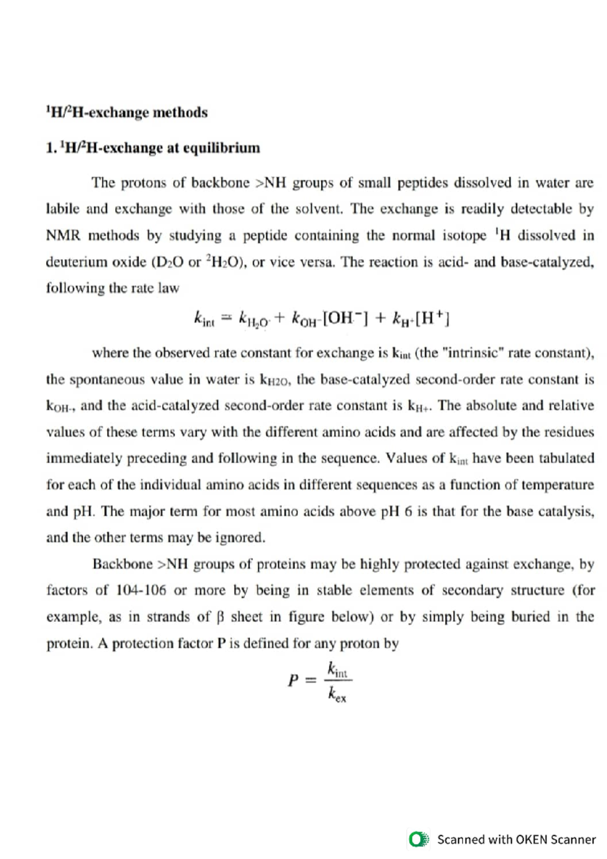 Bioorganic Chemistry - 1H/2H- Exchange Methods, Folding of Peptides ...