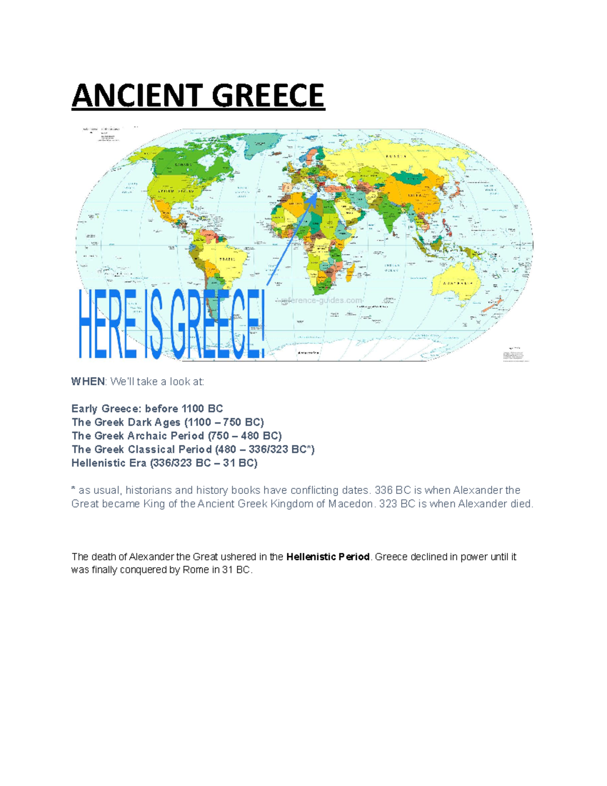 Western Civ Greece - GD 430 - Studocu