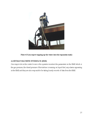 Page 4 - Part of siwes - Plate 1 (The overview of CIPP) 1 ORGANOGRAM OF ...