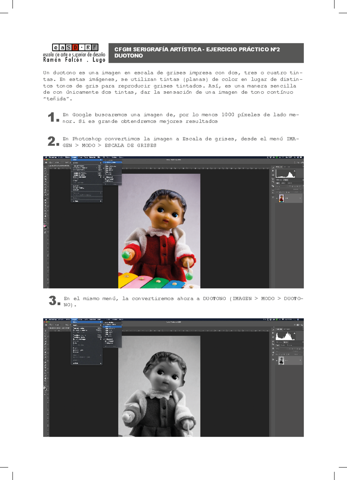 Duotono - Tutorial de duoton en Photoshop - CFGM SERIGRAFÍA ARTÍSTICA ...