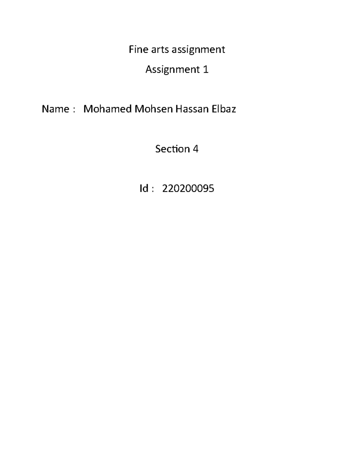 Fine arts assignment is the best wishes to - Fine arts assignment ...