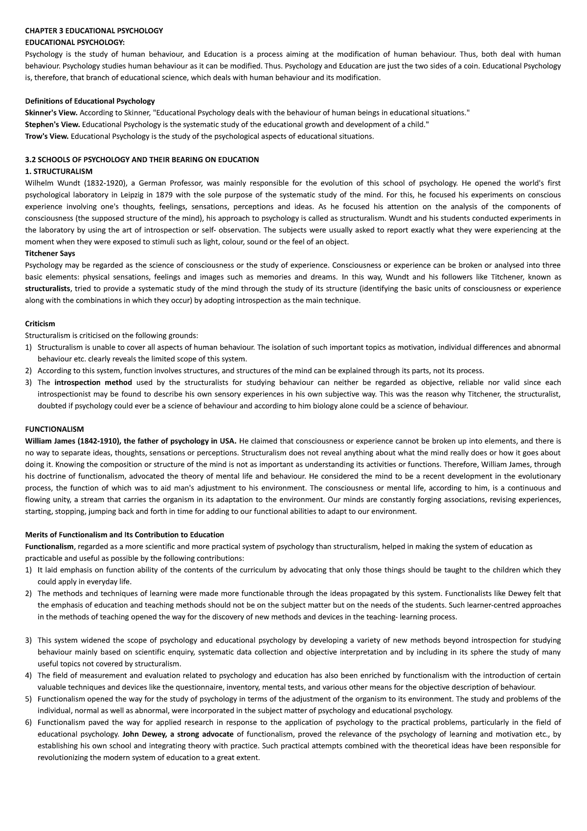 Chapter 3 Educational Psychology new - CHAPTER 3 EDUCATIONAL PSYCHOLOGY ...