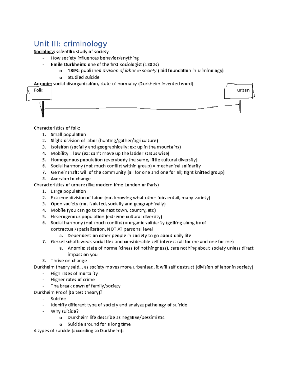 Chapter 6 of criminology textbook classnotes - Unit III: criminology ...