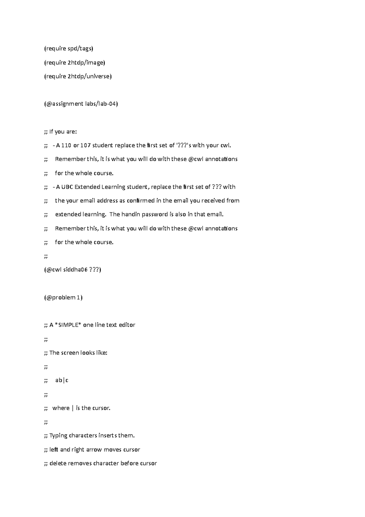 Laboratory work 4 solution - (require spd/tags) (require 2htdp/image) (require 2htdp/universe ...