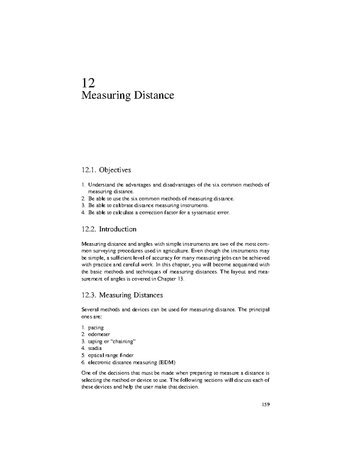 Pacing - 12 Measuring Distance 12. Objectives Understand the advantages ...