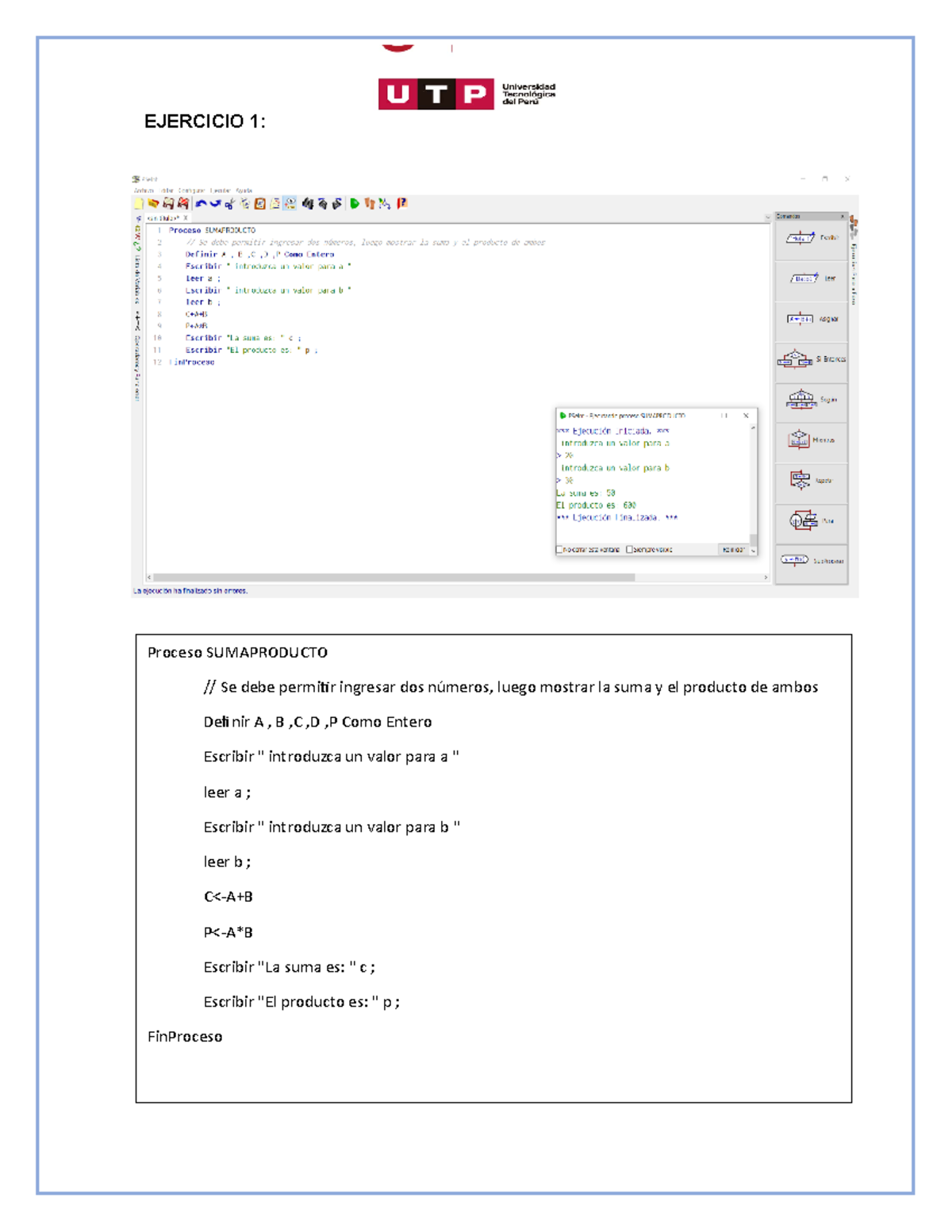 TAREA DE ALGORITMOS NUMERO 1 SESION CONTINUIDAD,TAREA DE ALGORITMOS ...