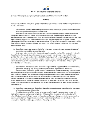 PSY 328 Module 6 Journal - PSY 328 Module Six Journal Template First ...