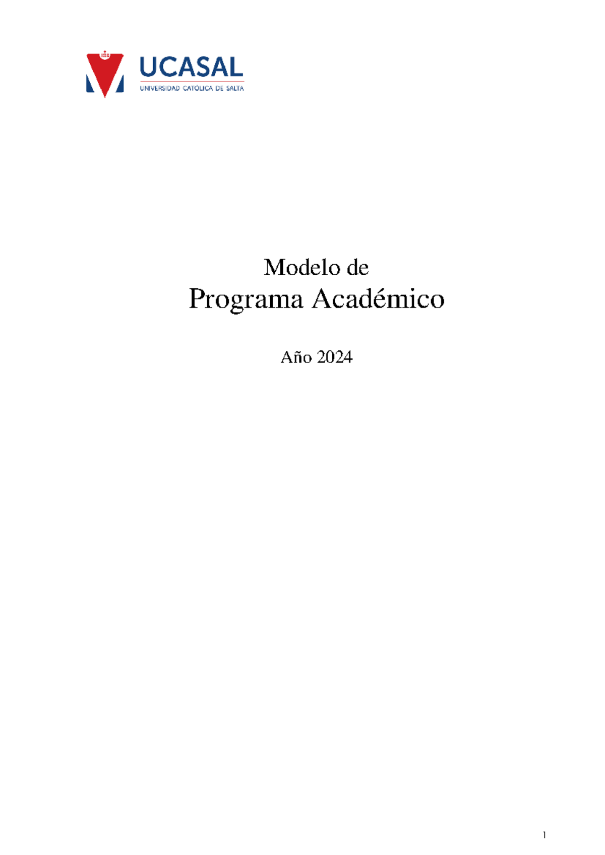Programa 2024 - .................. - Modelo de Programa Académico Año ...