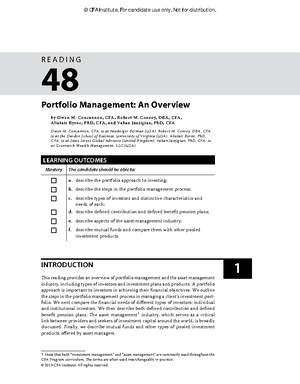 Quantitative review - Portfolio Management - APPENDICES A Quantitative ...