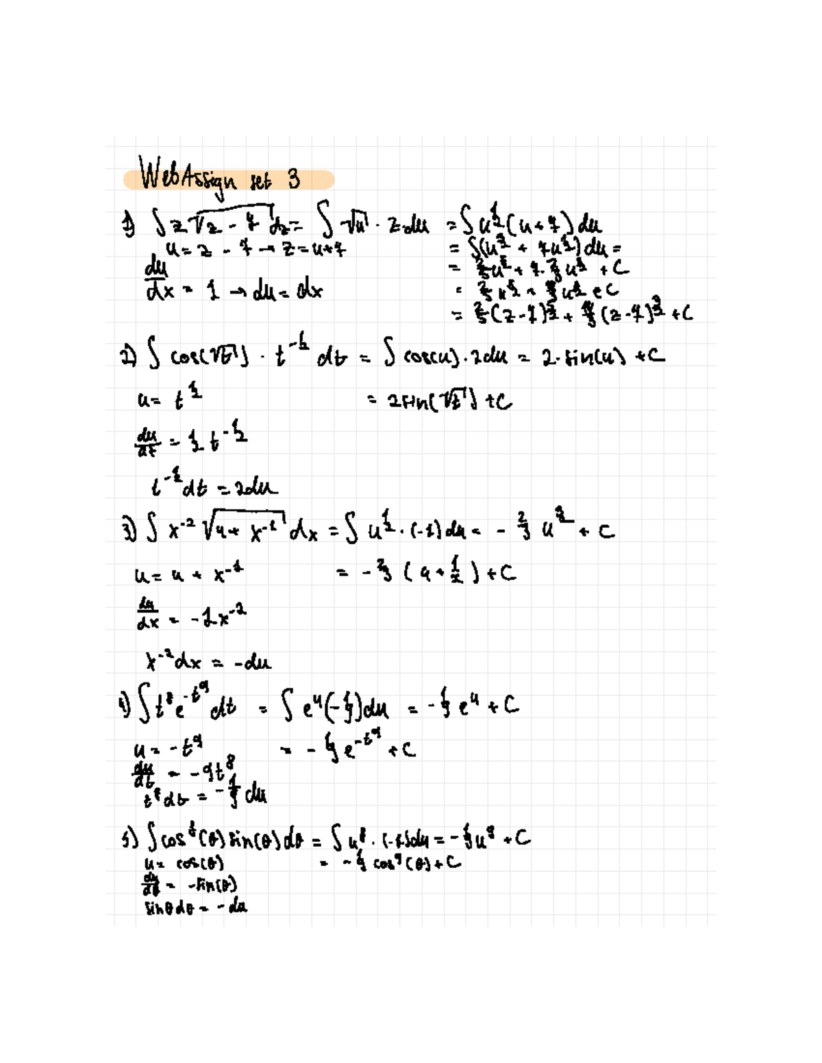 Math 2b webassign 3 - MATH 2B - Studocu