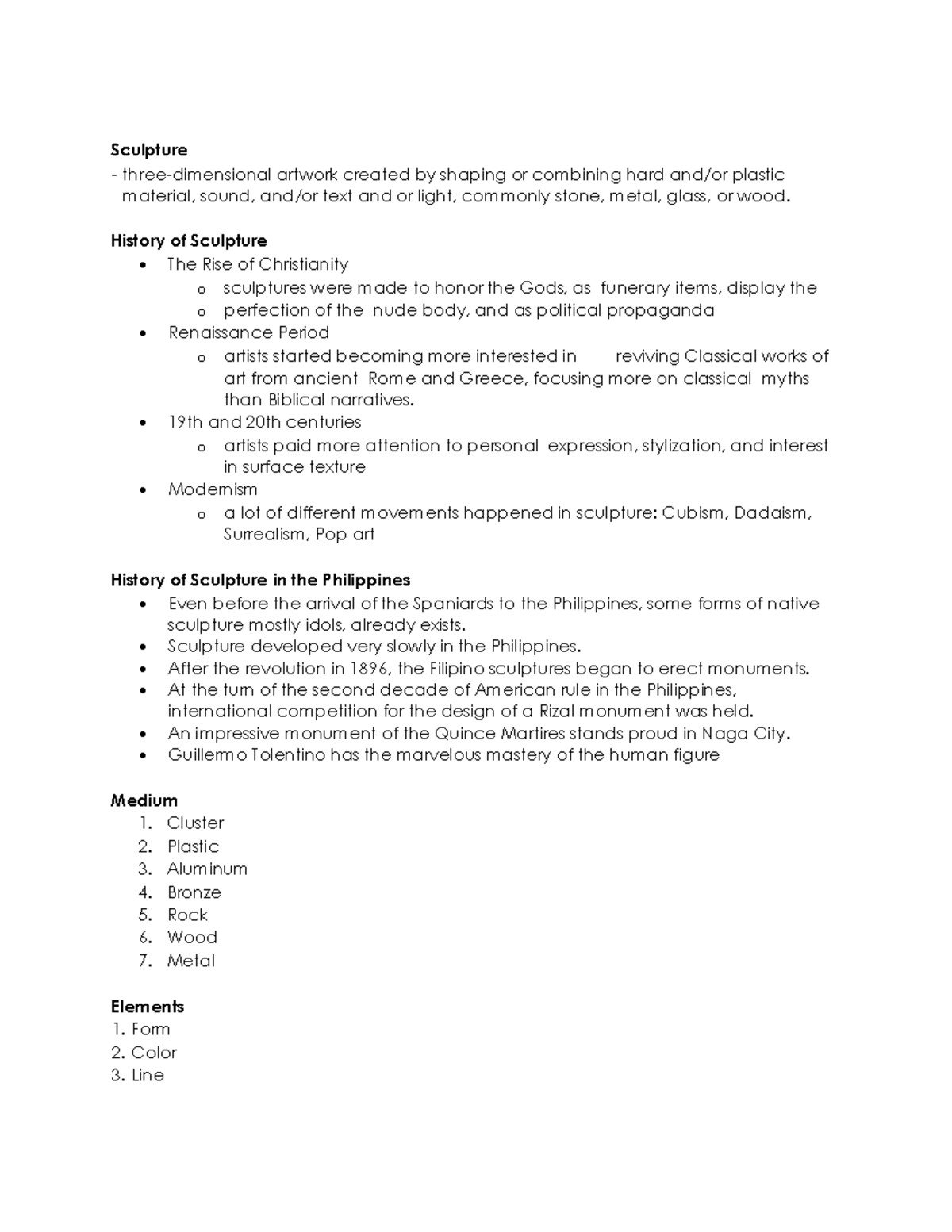 Sculpture - Sculpture - three-dimensional artwork created by shaping or ...