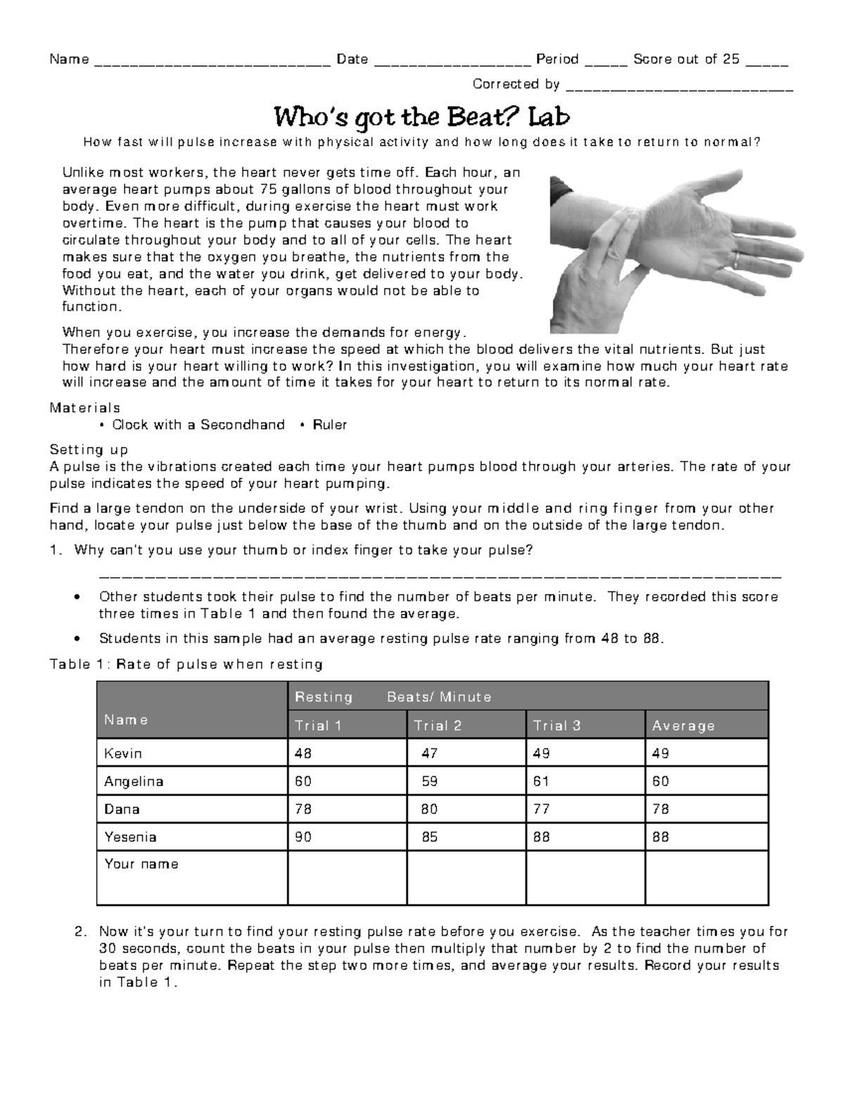 4 whos got the beat lab - It is a lab - Name ...