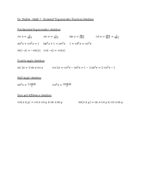 Calculus 1 Section 1.6 Calculating Limits Using Limit Laws - Math 7 ...
