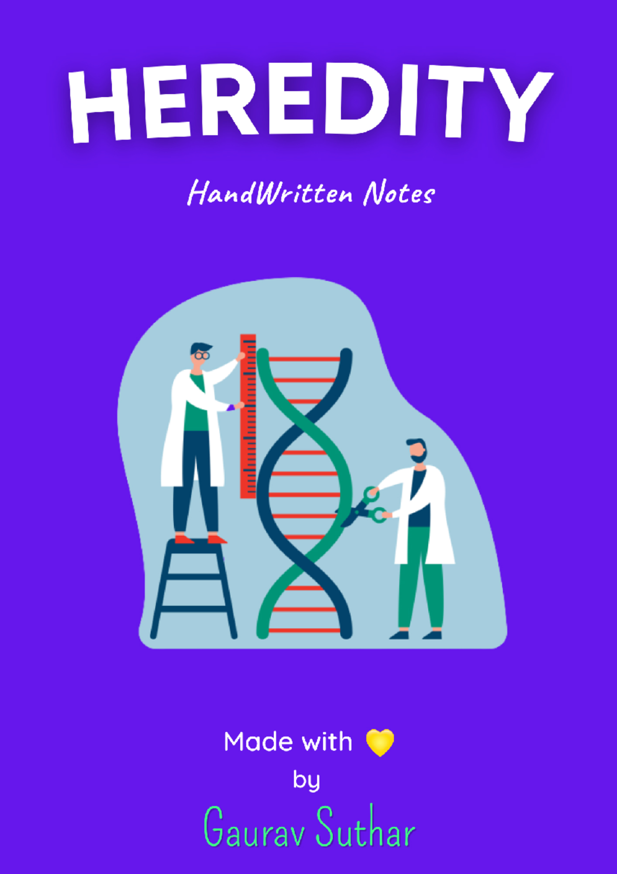 Heredity Notes by Gaurav Suthar - Depending on the nature of variation ...