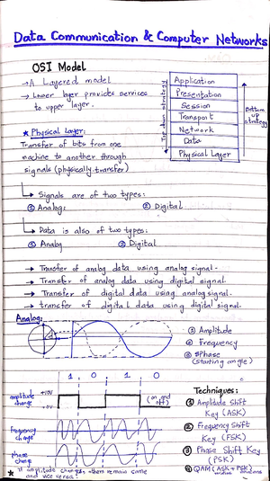 Quiz No 1 Solution - ... - Quiz No 1 Computer Networks (SOLUTION) CLO 1 Question No 1: If it ...