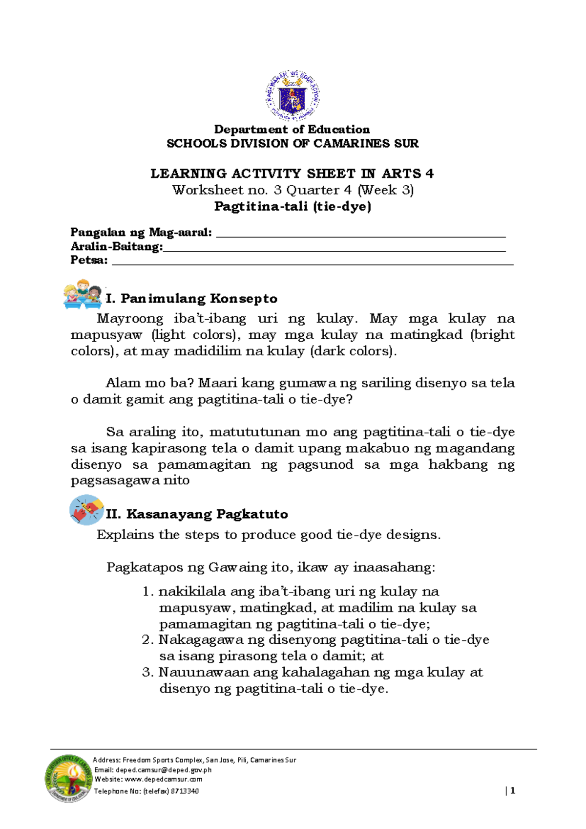 Ilide - Address: Freedom Sports Complex, San Jose, Pili, Camarines Sur ...