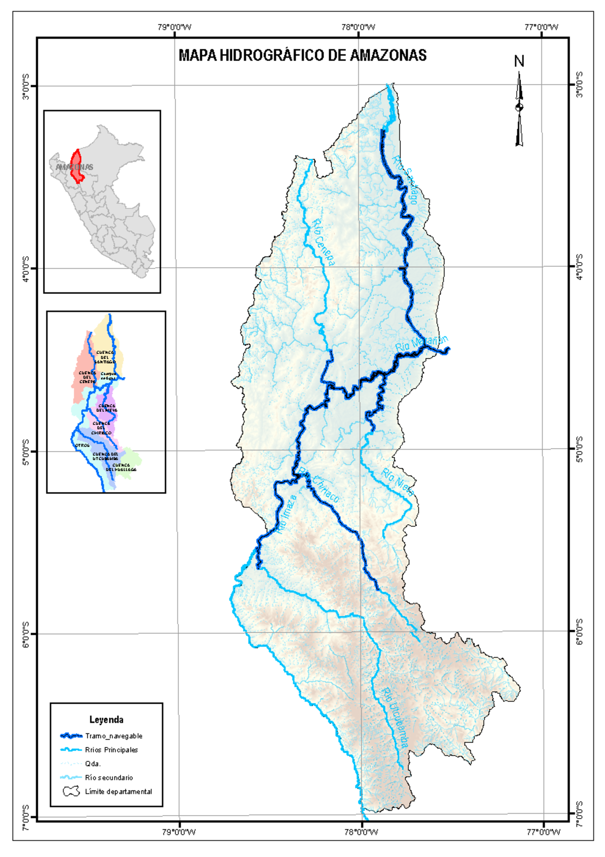 Ilide - efff - R ío S a n ti ago R í o C e n e p a Río Nie v a Río C h i r iac o Río U tcub a m ...